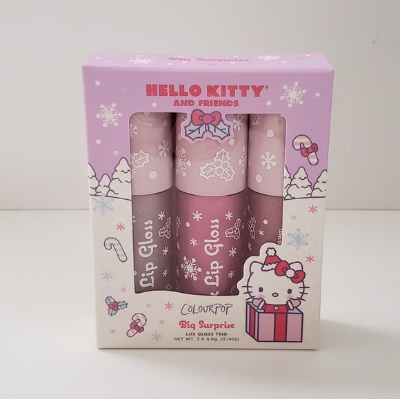 Colourpop | Makeup | Colourpop Hello Kitty Lux Gloss Trio Big Surprise | Poshmark